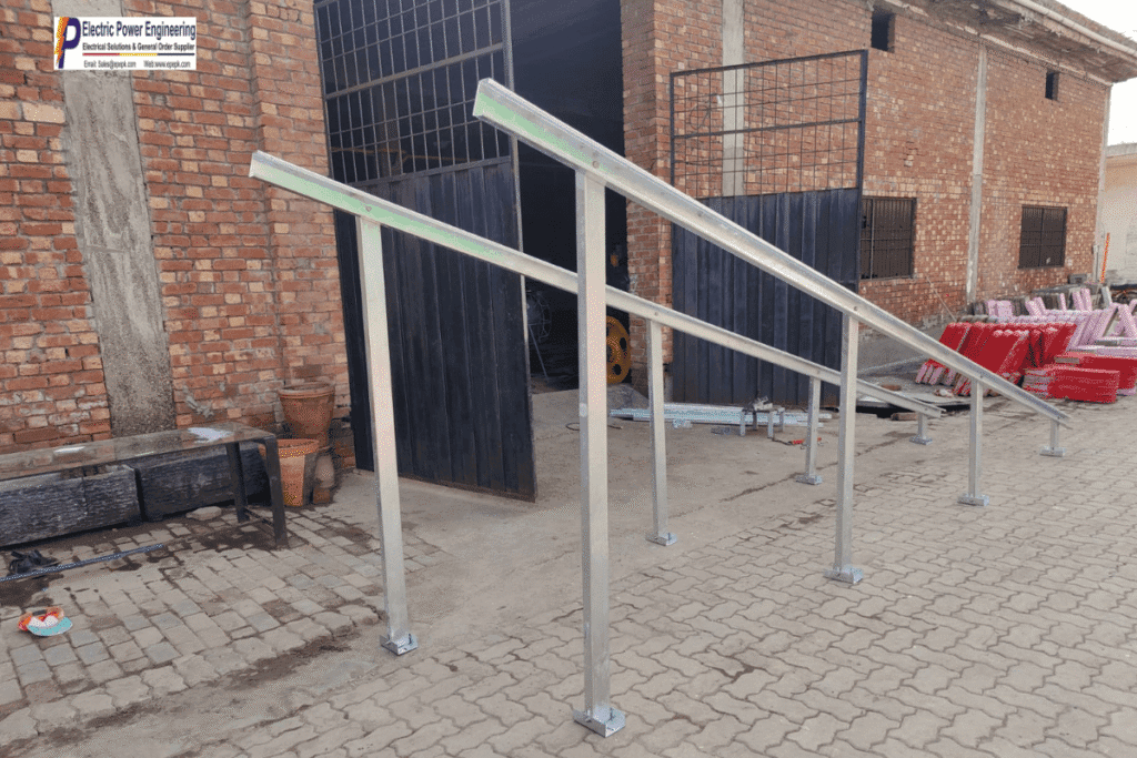 Solar Panel Structure in Pakistan Roof, Ground & Industrial Frames